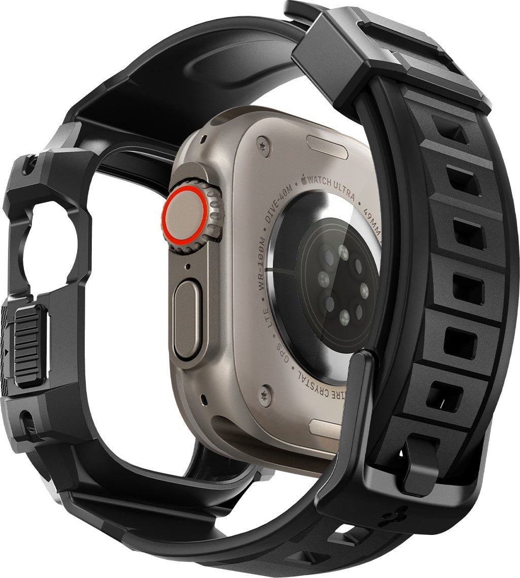 Kese dhe rrip per ore Spigen Rugged Armor Pro, Apple Watch Ultra ...